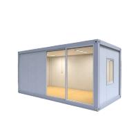 China Steel Booth Prefab Portable Mobile 20ft 40ft Modular Homes Container House for sale