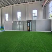 China Hotel Indoor Apple Cabin Office Pod Garden Office Container House with Light Steel Structure Frame for sale