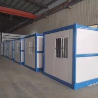 China Convenient 20ft Foldable Container House for Movable Offices and Foldable Storehouses for sale