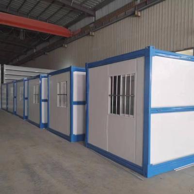 China Convenient 20ft Foldable Container House for Movable Offices and Foldable Storehouses for sale