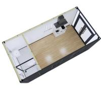 China White/Gray/Black Fast Assembly Prefab Flat Pack Container House for Simplicity Living for sale