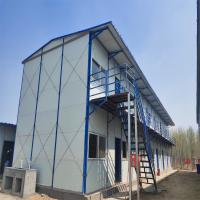 China Modern K Type Light Steel Structure Prefab House With PVC Sliding Window for sale