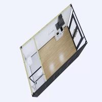 China 18mm MGO Board Floor Prefab Flat Pack Container House for Home Office Efficiency for sale