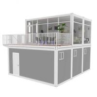 China 18mm MGO Board Floor Prefab Flat Pack Container House for Home Office Efficiency for sale