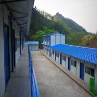 China Modern Office 4 Bedrooms Luxury Kt Prefab Houses With PVC Sliding Window for sale