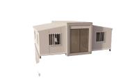 China Prefabricated 20ft Foldable House Expandable Container Home Workshop Warehouse Office for sale