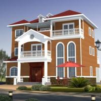China Light Steel Villa Modern Light Steel Mediterennean Keel Villas From Our Shop for sale