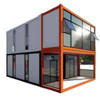 China Customized Color Expandable Container House with Light Steel Frame and Construction for sale