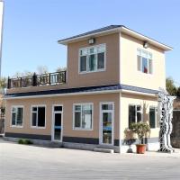 China Live Light Villa Prefabricated Mobile House With Steel And Sandwich Board for sale