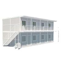 China Workshop Warehouse Construction Assembled Container House with Light Steel Structure for sale