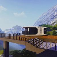 China Affordable Prefabricated Hospital Capsule Hotel Container House with Victorian Design for sale