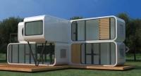 China Light Steel Structure Frame Assembled Fat Pack Container House for Eco-Friendly Living for sale