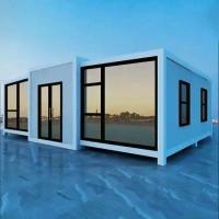 China Large 40FT 20FT Luxury Expandable Container House for Modern Living Room in America for sale