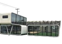 China 20ft/40ft Modern Design Style Container Office House with Light Steel Structure Frame for sale