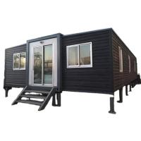 China Hotel Accommodation Options Expandable Container House with Light Steel Structure Frame for sale
