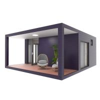 China Waterproof Luxury Prefabricated Container House With Galvanized Steel Frame for sale