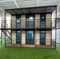 China Expandable Prefab Container House Sandwich Panel Construction for Customized Design for sale