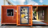 China Expandable Prefab Container House Sandwich Panel Construction for Customized Design for sale