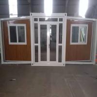 China 20ft 3 In 1 Folding Mobile Homes Perfect For Hotel Booth Applications for sale