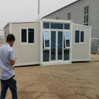 China Galvanized Light Steel Frame 20ft Expandable Modular Homes With PVC Sliding Window for sale