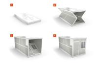 China 20ft / 40ft Modern Design Prefabricated House Container Custom for sale