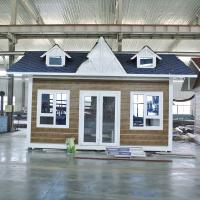 China Galvanized Steel Frame Prefab Tiny House On Wheels For Space-Saving Solution for sale