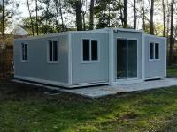 China Customized Color Double Tempered Glass Window Warehouse Prefabricated Modular for sale