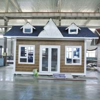 China Modern Prefabricated Tiny House Sandwich Panel With PVC Sliding Window for sale