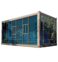 China Galvanized Steel Frame Prefabricated Warehouse For Temporary Housing for sale