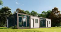 China Galvanized Steel Frame Prefabricated Warehouse For Temporary Housing for sale