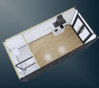 China Galvanized Steel Frame Prefabricated Warehouse For Temporary Housing for sale