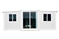 China Portable Fast Install Sandwich Panel 20/40FT Prefab Container House for Luxury Living for sale
