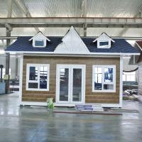 China Reasonable Wood Tiny House Homes With Steel Sandwich Panel Latest Design for sale