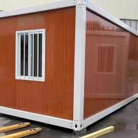 China PVC Sliding Window Galvanized Steel Frame Prefab Container Homes for sale