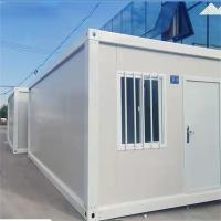 China Galvanized Steel Frame Prefab Container Home With Weather Resistant Materials for sale