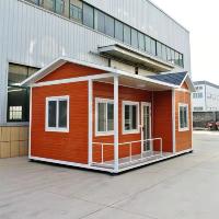 China Expandable Tiny Prefab Home Garden House With PVC Sliding Window Expandable for sale