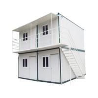 China Galvanized Steel Frame Flat Pack Container Modular Office Building 2022 House from Shandong for sale