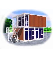 China Living Home Flat Pack Container House With Traditional Design PVC Sliding Window for sale