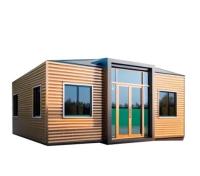 China 20ft or 40ft Steel Structue Frames Expandable Container House for Foldable Resort Home for sale