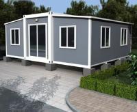 China 20ft or 40ft Steel Structue Frames Expandable Container House for Foldable Resort Home for sale