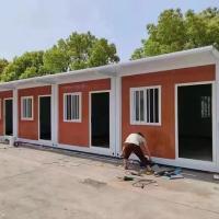 China Easy Assemble Detachable Container House Booth Steel Sandwich Panel for Booth Sale for sale