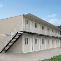 China Steel Door 2 Storey Prefab Modular 3 4 Bedroom Container House for sale