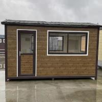 China Prefabricated Modular Tiny Container Van House With Galvanized Steel Frame for sale