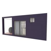 China Easy Assemble Lowes Prefab Home Kits House IBOXB Prefabricated Homes PVC Sliding Window for sale