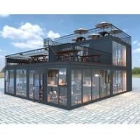 China Modern Design Style Outdoor Container House with Steel Structure and EPS Sandwich Panel for sale