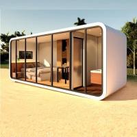 China Mobile Modern Design Style Luxury Capsule Hotel Apple Cabin Space House for sale