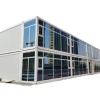 China Modular Multi-Function 40FT Flat Pack Shipping Container Villa House for Office Needs for sale