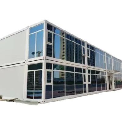 China Modular Multi-Function 40FT Flat Pack Shipping Container Villa House for Office Needs for sale