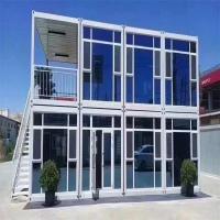 China Modular Multi-Function 40FT Flat Pack Shipping Container Villa House for Office Needs for sale