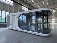 China Light Steel Prefab House Portable Prefabricated Luxury Space Capsule Container for sale